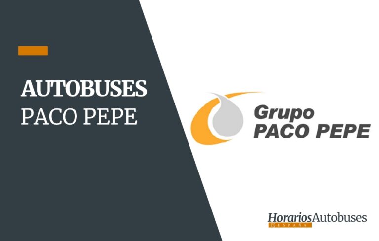 Autobuses Paco Pepe: Horarios, Billetes, Teléfono 【 ️2025】